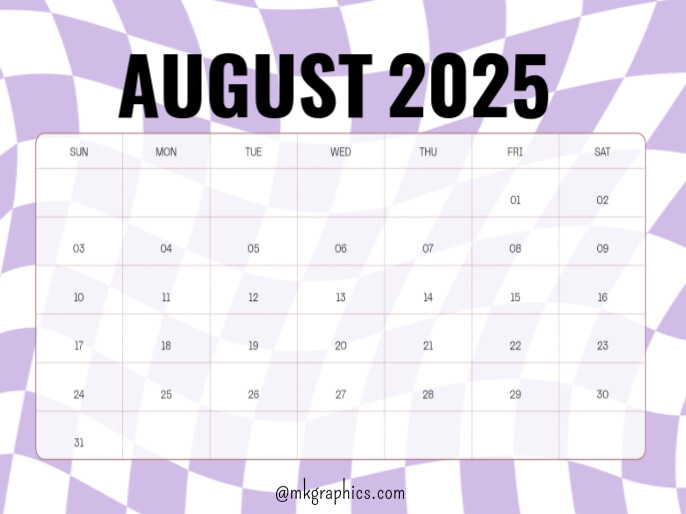 August Template | PosterMyWall