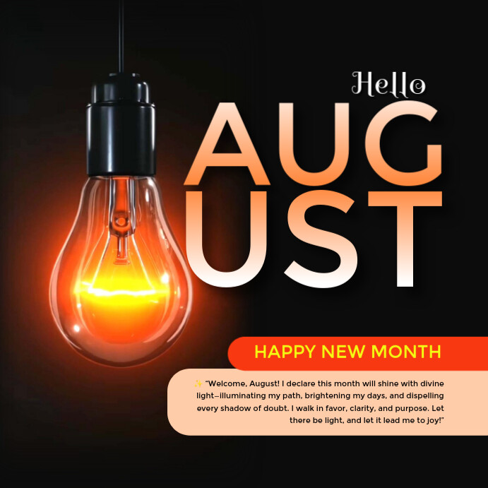 August Template | PosterMyWall