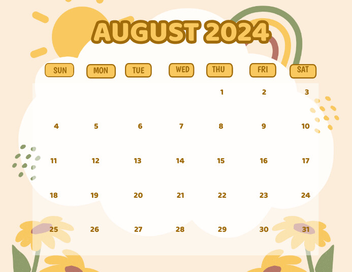 august Template | PosterMyWall