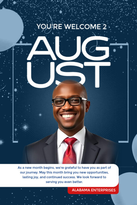 Copy of August | PosterMyWall