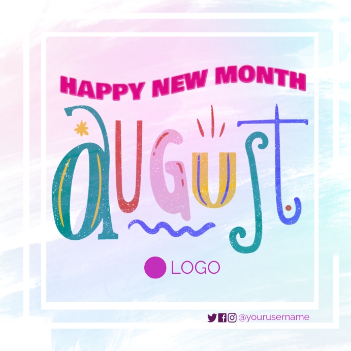 Copy of August New Month Design | PosterMyWall