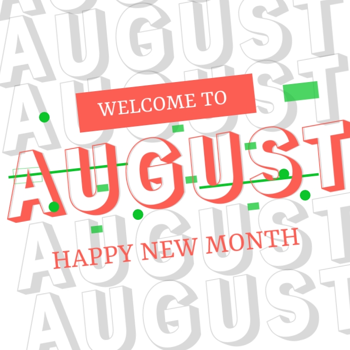 AUGUST NEW MONTH FLYER TEMPLATE (3) | PosterMyWall