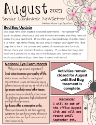 August Newsletter Template | PosterMyWall