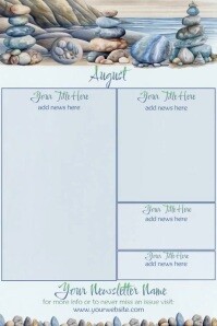 August Newsletter Template | PosterMyWall