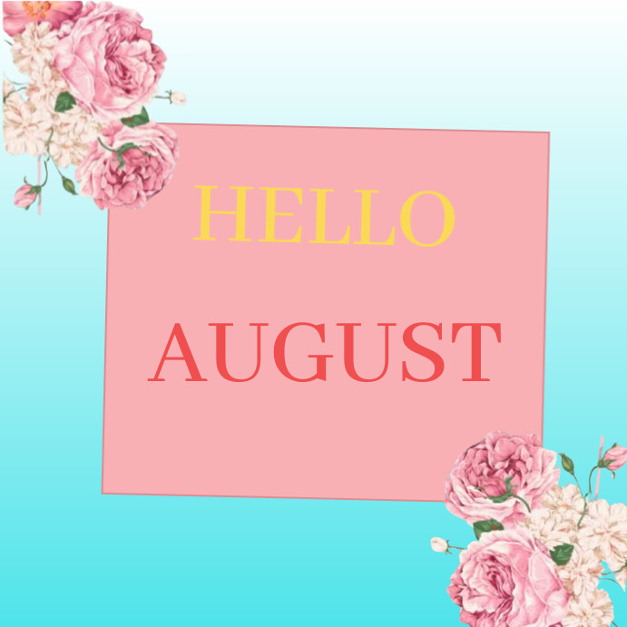 Plantilla de August poster | PosterMyWall