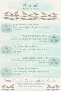 August 2022 Calendar design template | PosterMyWall