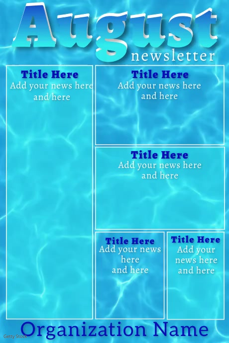 Copy of August Upcoming Events Video Newsletter | PosterMyWall