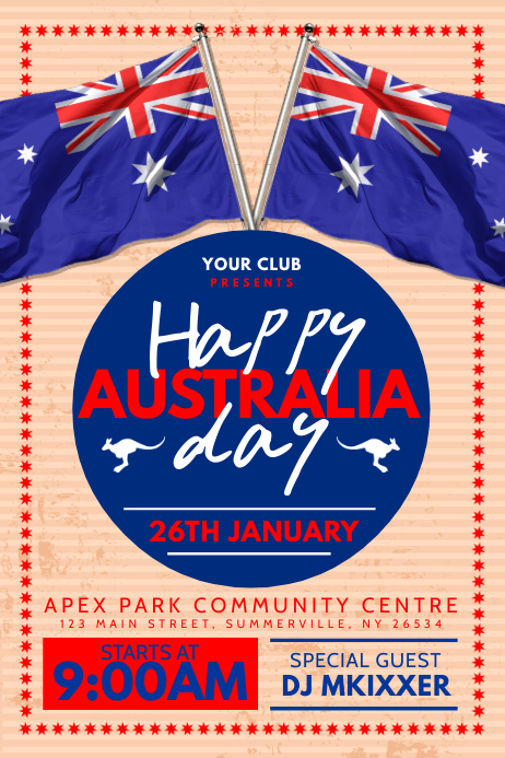 Copy of Australia Day Poster | PosterMyWall