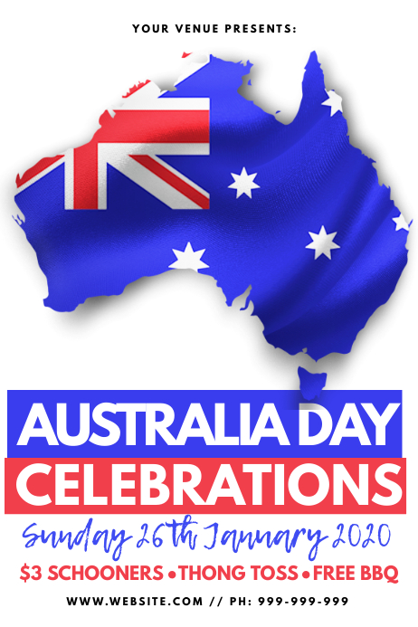 Australia Day Poster Template | PosterMyWall