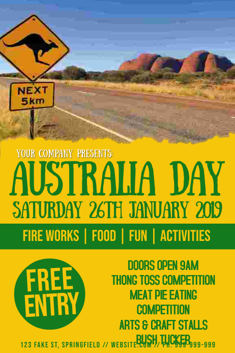 Copy of Australia Day Poster | PosterMyWall