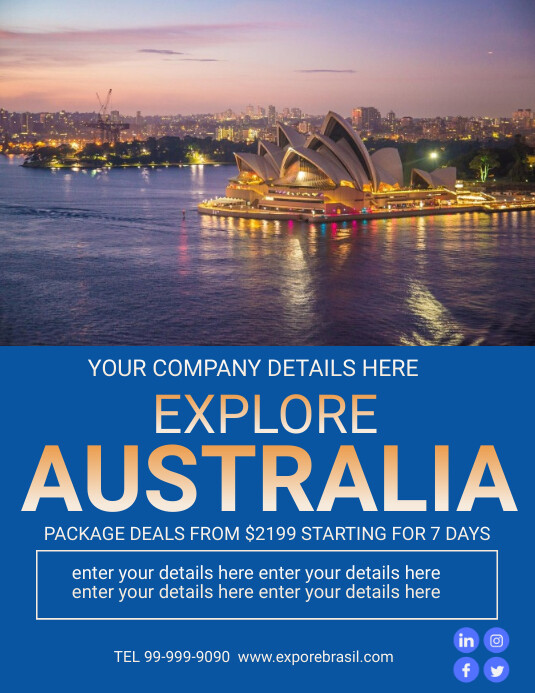 AUSTRALIA Template | PosterMyWall