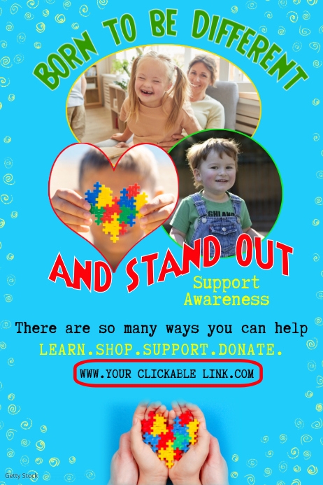 Autism Awareness Fundraiser Template | PosterMyWall