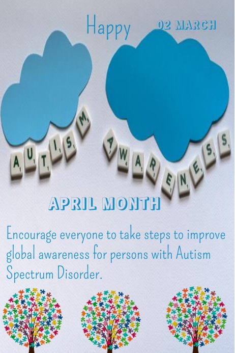 Copy of Autism Awareness month Poster | PosterMyWall