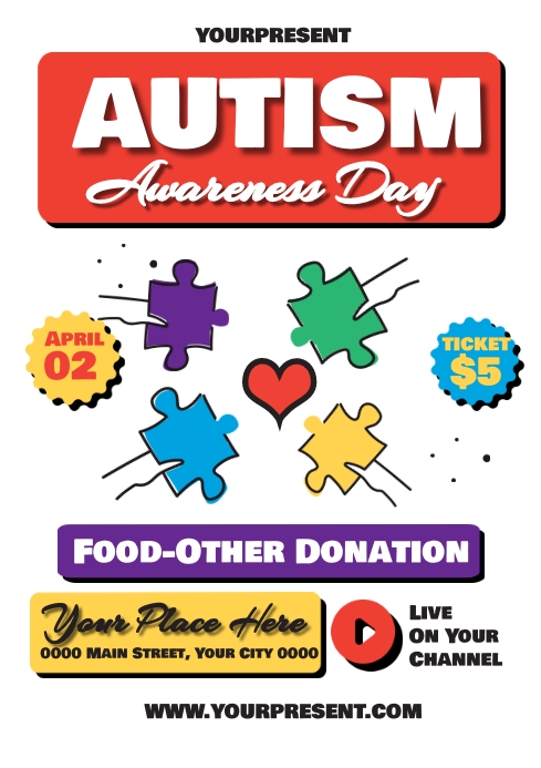 Autism Awarness Ads Template | PosterMyWall