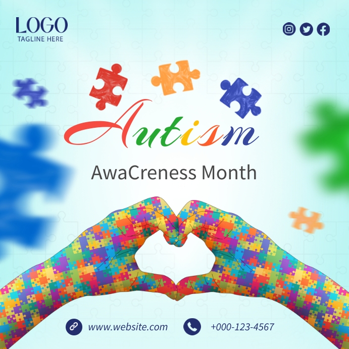 Copy of Autism Awarness Month Ads | PosterMyWall