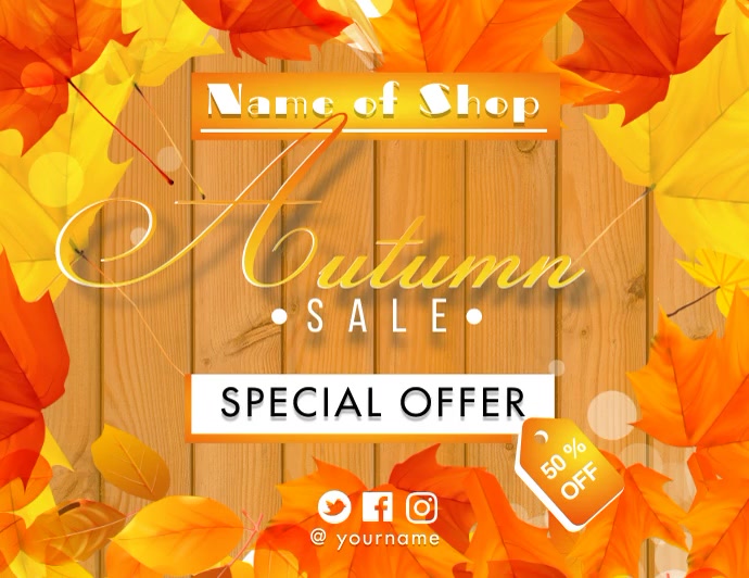 Autmn Posters Template | PosterMyWall