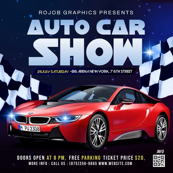 Auto Car Show Template | PosterMyWall