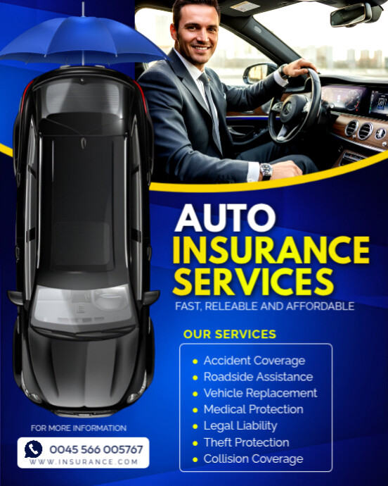 Copy of Auto car vehicle motor insurance policy coverage company ...