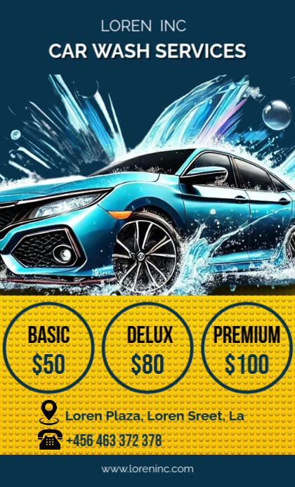 Copy of Auto Detailing Service Promotion Template | PosterMyWall