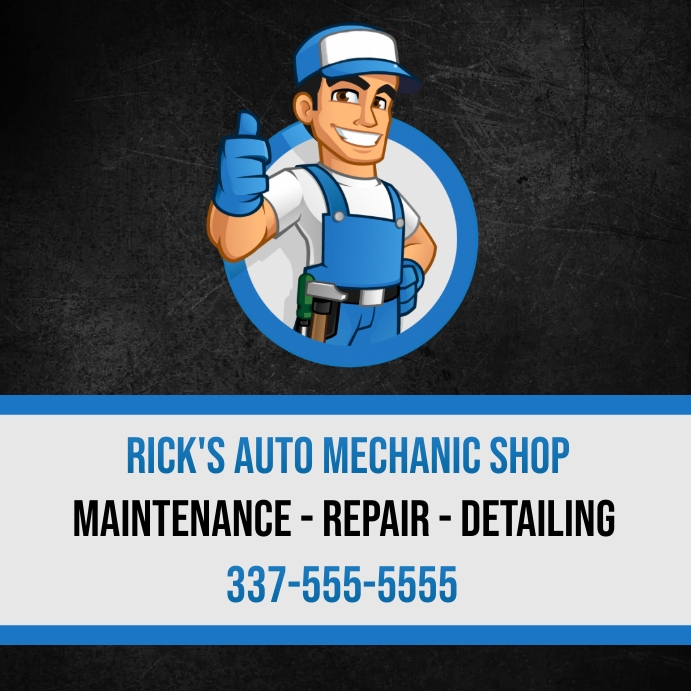 Copy of AUTO MECHANIC SHOP FLYER TEMPLATE | PosterMyWall