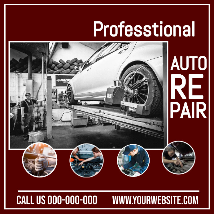 Plantilla de AUTO MOBILE REPAIR FLYER | PosterMyWall