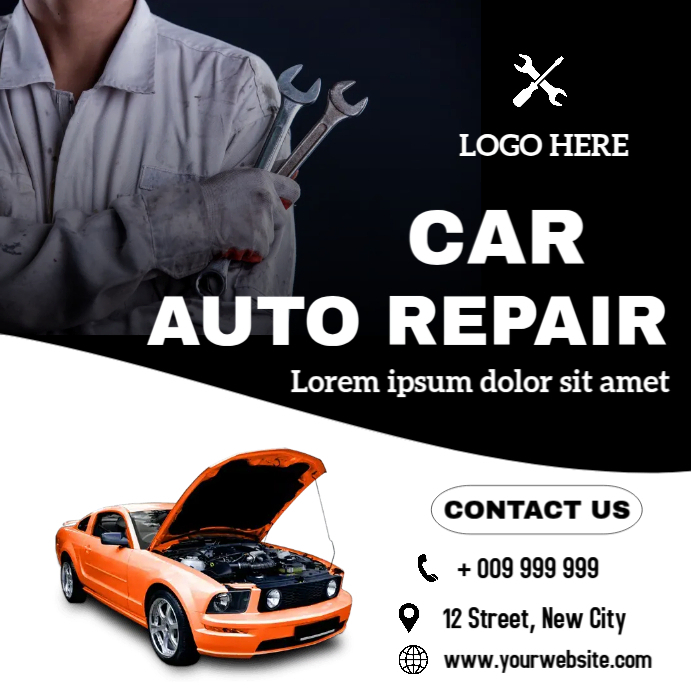 Auto repair Template | PosterMyWall