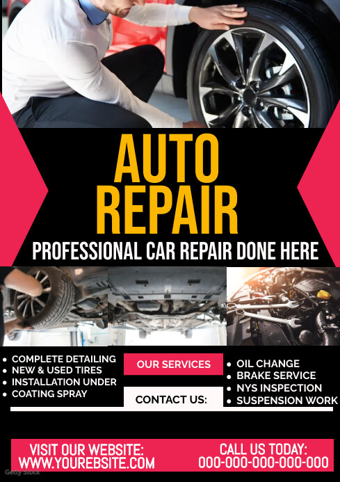 auto repair flyer Template | PosterMyWall