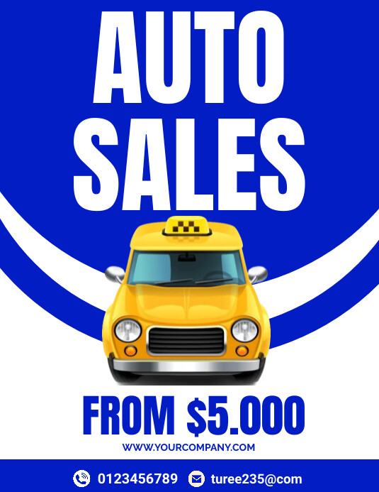 Auto sale flyers Template | PosterMyWall