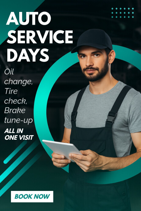 Auto Service Poster Template | PosterMyWall