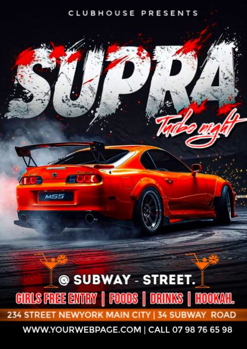 auto show club flyers , auto show Template | PosterMyWall