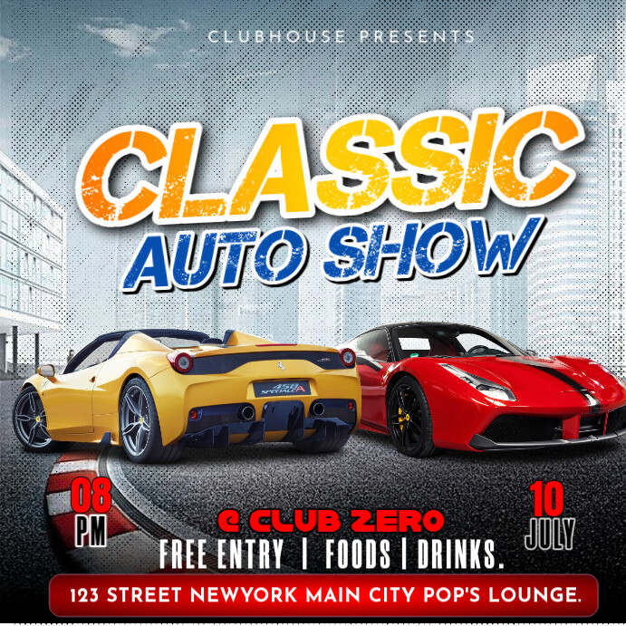 auto show Template | PosterMyWall