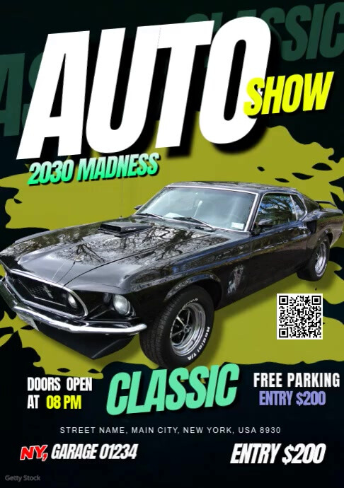 Auto Show Template | PosterMyWall