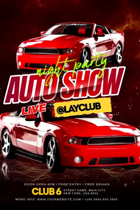 Auto Show Template | PosterMyWall