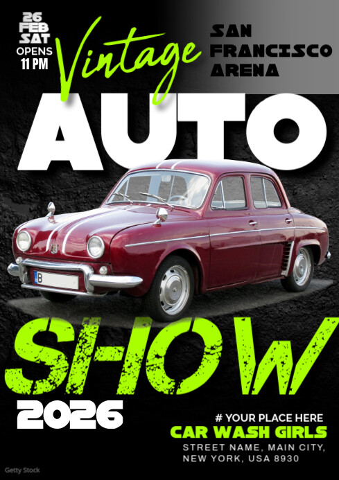 Auto Show Template | PosterMyWall