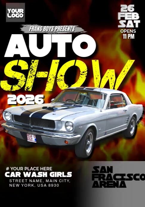 Copy of Auto Show | PosterMyWall