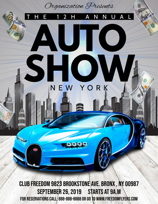 Auto Show Flyer | PosterMyWall