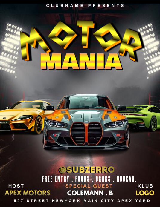 Copy of Auto show flyers | PosterMyWall