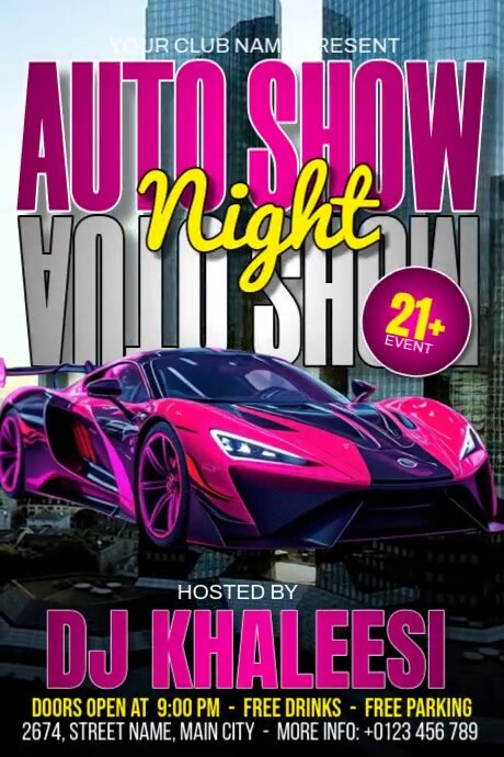 Auto Show Night Template | PosterMyWall