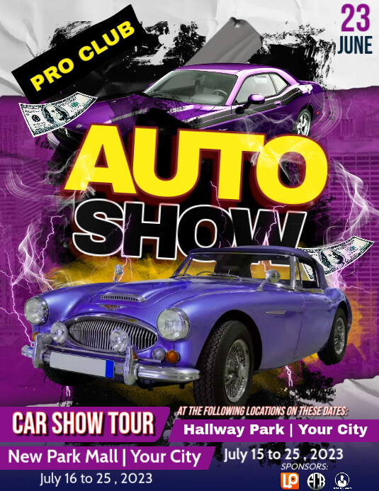 Auto Show Poster Template | PosterMyWall