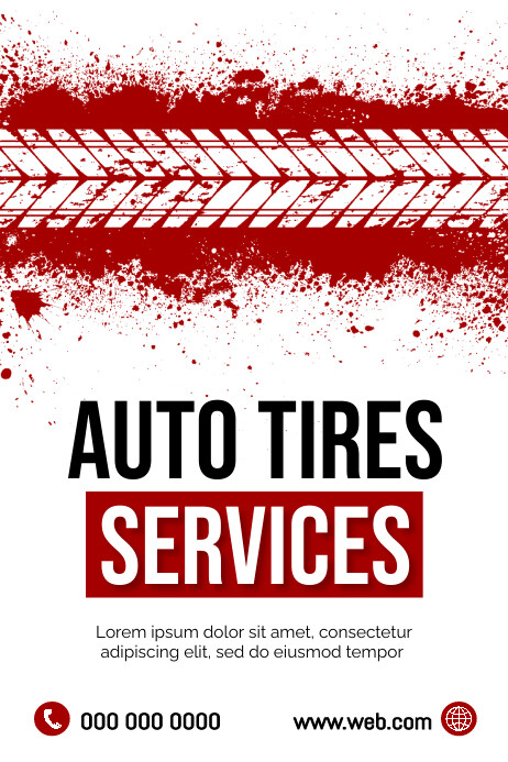 auto tires sale ads template design | PosterMyWall