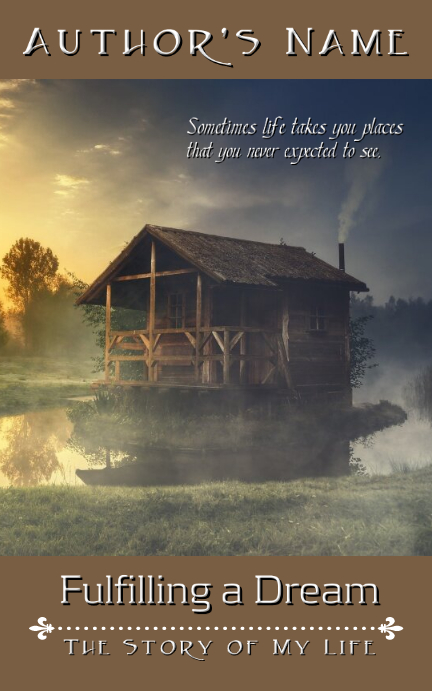 Autobiography Ebook Cover - Fulfilling a Dream Template | PosterMyWall