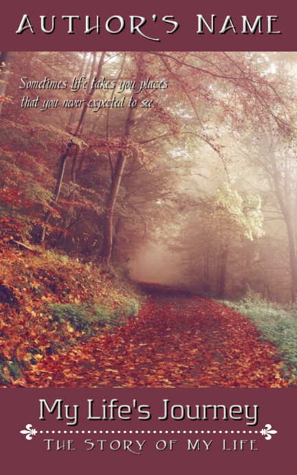 Copy of Autobiography Ebook Cover - Life's Journey | PosterMyWall