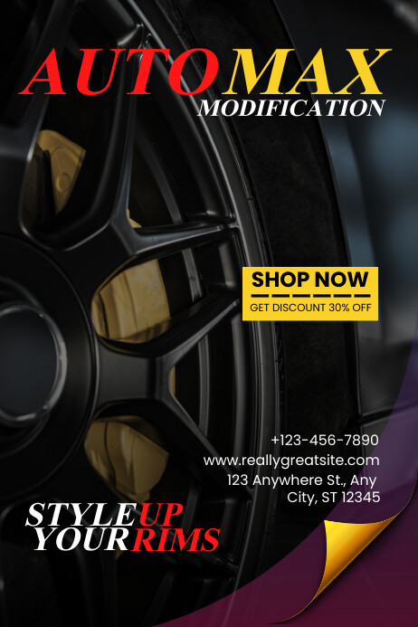 Automotive (Flyer) Template | PosterMyWall