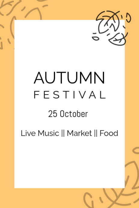 autum festival Template | PosterMyWall