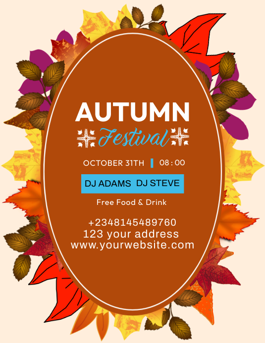 AUTUMN (22) Template | PosterMyWall