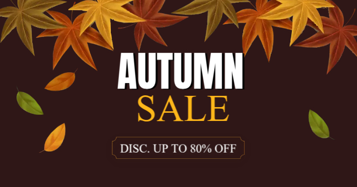 Autumn Banner Sale Template | PosterMyWall