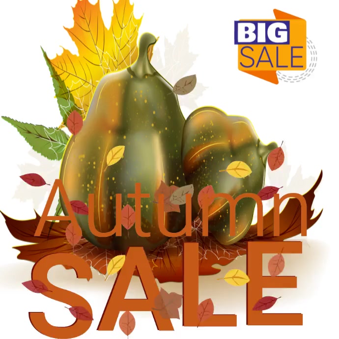 Autumn Big sale Template | PosterMyWall