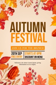 Autumn sale ad poster Template | PosterMyWall