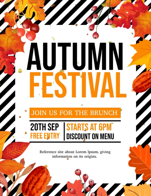 autumn brunch Template | PosterMyWall