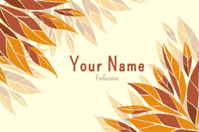 Autumn Card Template | PosterMyWall